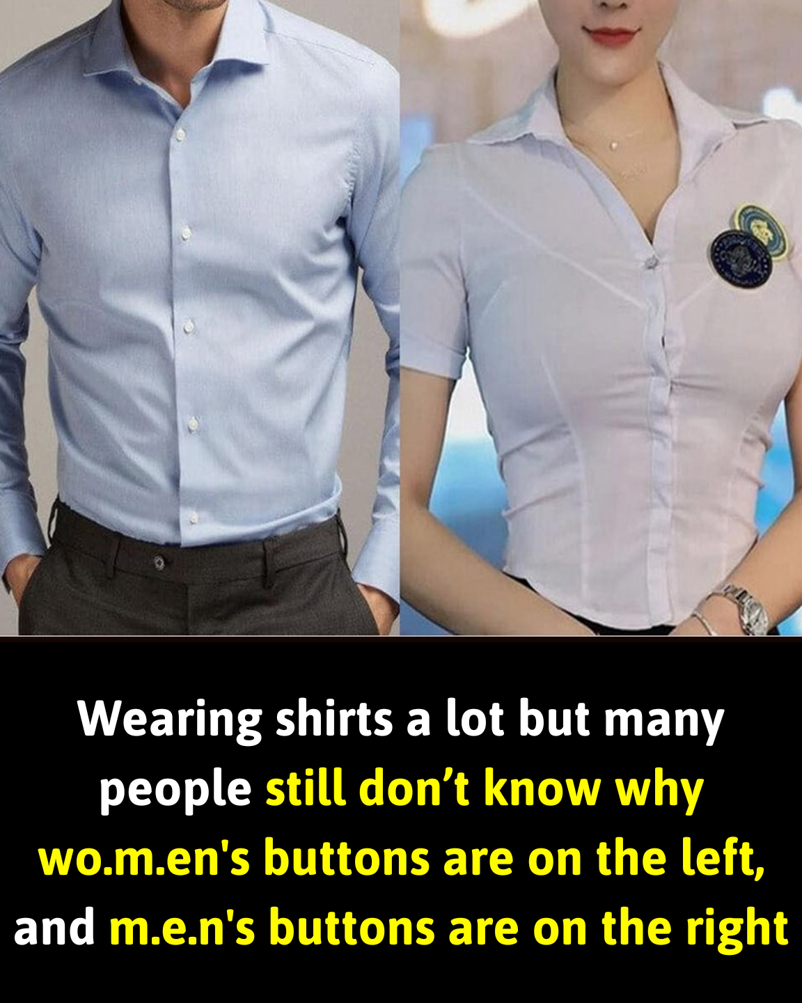 What is the reason behind the buttons being placed on different sides ...