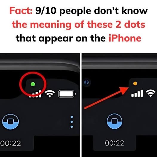 What Does the Orange Dot on Your iPhone Mean?